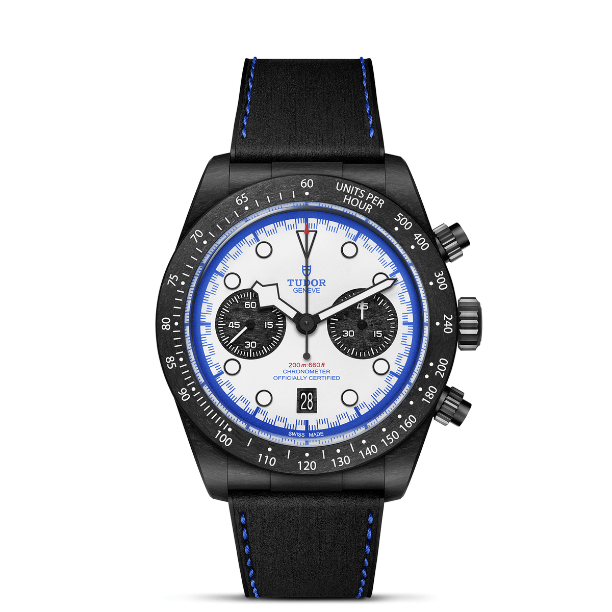 TUDOR Black Bay Chrono Carbon 25 Watch – James Free Jewelers